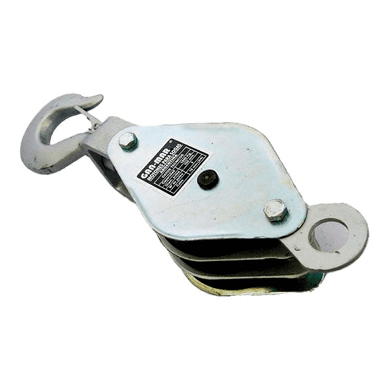 POLEA PARA CONSTRUCCION TRIPLE 120 MM RF: 2800KG